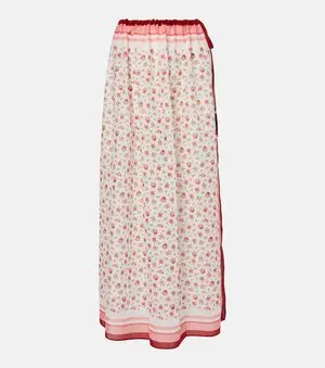 Dolce & Gabbana Floral Cotton Beach Cover-up - Multicoloured