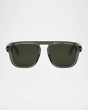 Dior DIOR DiorBlackSuit S15I Rectangle Sunglasses Greyothergreen