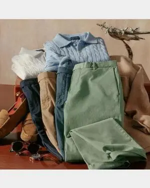 Polo Ralph Lauren Apos;s Jarrett Slim Sateen Pants - Faded Mint