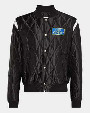 Off-White Off-White Quilted Souvenir Jacket - Black