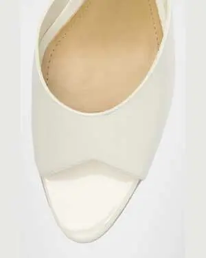 Schutz Cloe Calfskin Stiletto Slide Sandals