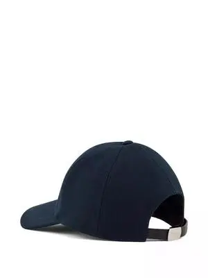 Giorgio Armani Logo-appliqué Baseball Cap - Blue