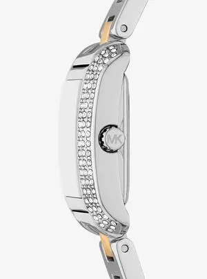 Michael Kors Petite Emery Pavé Two-tone Watch