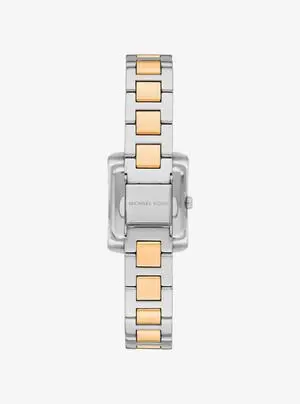 Michael Kors Petite Emery Pavé Two-tone Watch