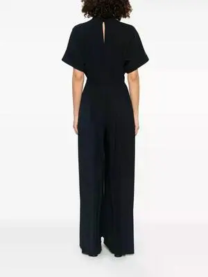 JOSEPH Sofia Pleated Jumpsuit - Blue