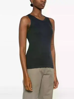 Brunello Cucinelli Fine-ribbed Tank Top - Blue