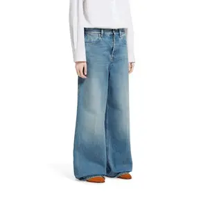 Gucci Wide Leg Denim Pants