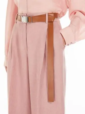 Max Mara Straight-fit Linen Trousers