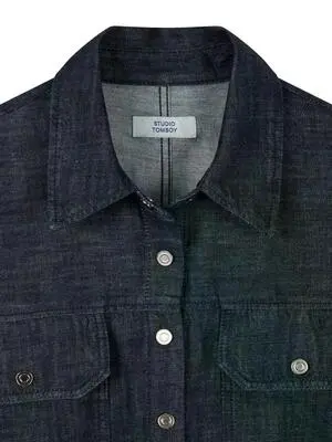 STUDIO TOMBOY Denim Shirt Dress - Blue