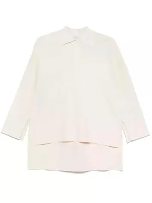 Max Mara Vand Polo Shirt - Neutrals