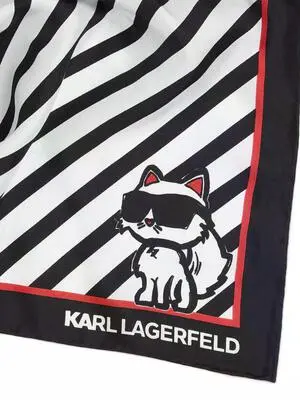 Karl Lagerfeld Ikon Silk Scarf