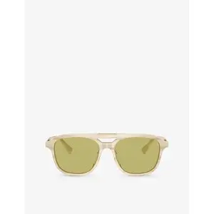 Brunello Cucinelli Pillow-frame Sunglasses - Cream