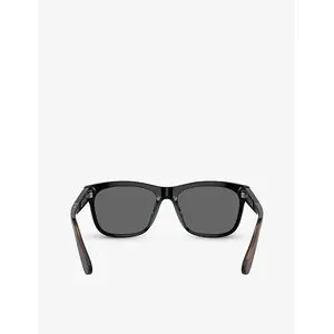 Brunello Cucinelli Pillow-frame Sunglasses - Black