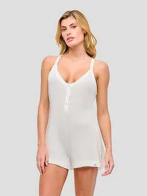 Victoria's Secret Cosabella Armondia Romper - White,ivory