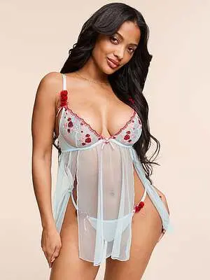 Victoria's Secret Adore Me Rosamund Babydoll - Floral