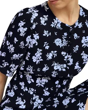 HOBBS LONDON Rydall Floral Print Dress
