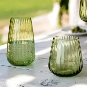VIETRI Francesca High Ball Glass - Green