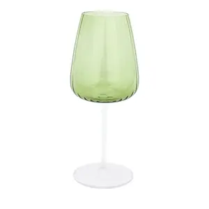VIETRI Francesca Wine Glass - Green