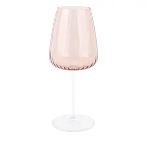 VIETRI Francesca Amber Water Glass Blush