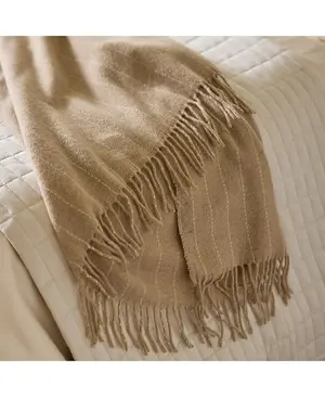 Cozy Earth Florence Throw Blanket - Brandy