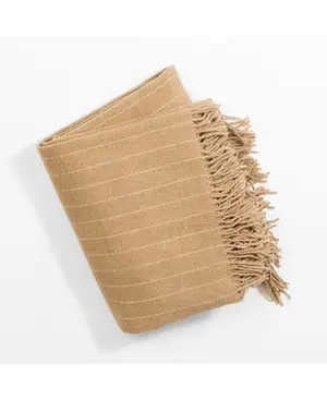 Cozy Earth Florence Throw Blanket - Brandy
