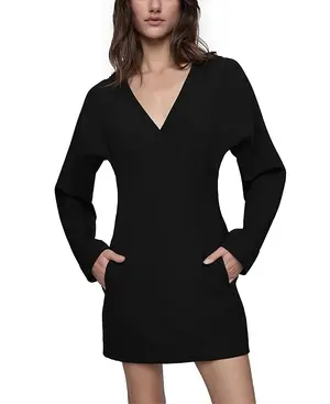 Rebecca Minkoff Blakely Sculpted Dress - True Black
