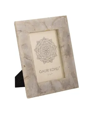 GAURI KOHLI Cherish Agate Picture Frame - Beige