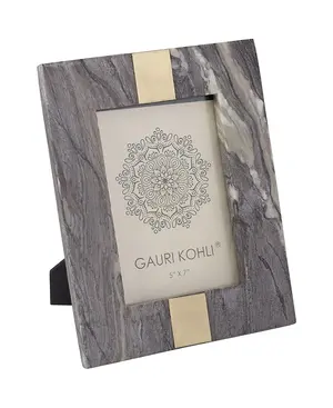 GAURI KOHLI Skye Onyx Picture Frame - Brown