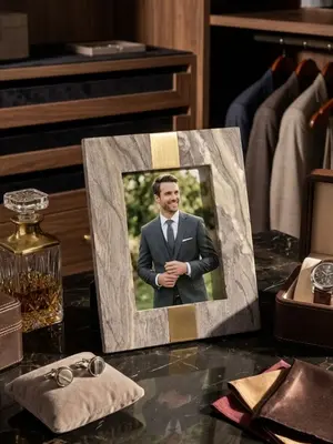 GAURI KOHLI Skye Onyx Picture Frame