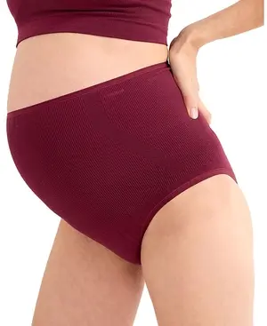 Hatch Collection The Seamless Maternity & Post Partum Brief - Fig