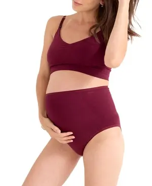Hatch Collection The Seamless Maternity & Post Partum Brief - Fig