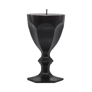 THE MARTHA, BY BACCARAT Harcourt Glass Candle, 24.64 Oz. Black