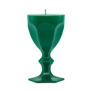 THE MARTHA, BY BACCARAT Harcourt Glass Candle, 24.64 Oz - Green