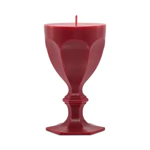THE MARTHA, BY BACCARAT Harcourt Glass Candle, 24.64 Oz - Red