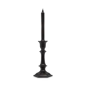THE MARTHA, BY BACCARAT Harcourt Candlestick Candle, 12.32 Oz - Black