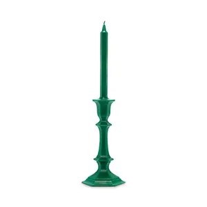 THE MARTHA, BY BACCARAT Harcourt Candlestick Candle, 12.32 Oz - Green