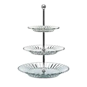 THE MARTHA, BY BACCARAT Mille Nuits Tall Pastry Stand - No Color