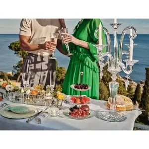 THE MARTHA, BY BACCARAT Mille Nuits Tall Pastry Stand - No Color