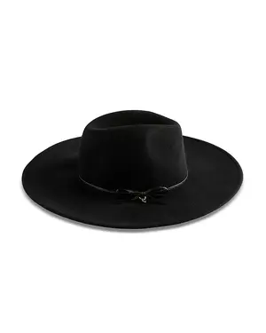 Ted Baker London Bow Wool Fedora - Black