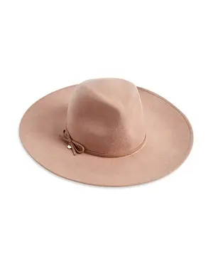 Ted Baker London Bow Wool Fedora - Tan