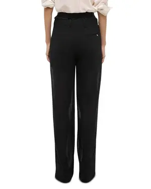 Helmut Lang Wool-blend Double Pleated Trousers