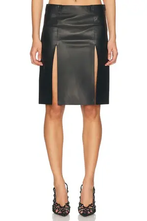 The Attico Textured Skirts