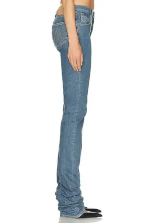 Attico Long Jeans - Sky Blue