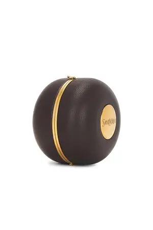 Saint Laurent Airpod Case In Chocolate