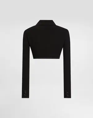 Dolce & Gabbana Short Wool Crepe Jacket