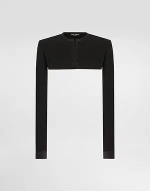 Dolce & Gabbana Wool Crepe Shrug