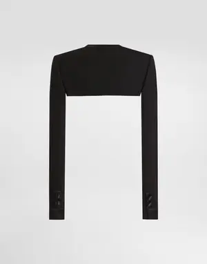 Dolce & Gabbana Wool Crepe Shrug