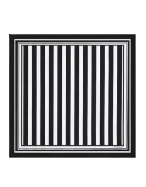 Dolce & Gabbana Striped-print Silk Twill Foulard - Multicolor