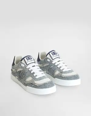 Dolce & Gabbana Denim Strobel Portofino Light Sneakers - Multicolor