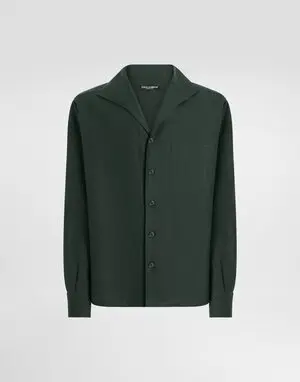 Dolce & Gabbana Long-sleeved Linen Shirt - Green